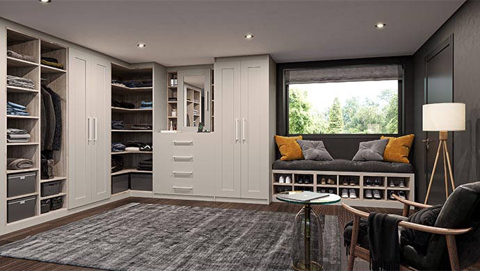 Walk-in Wardrobes | Made to Measure & Fitted Walk-in Closet